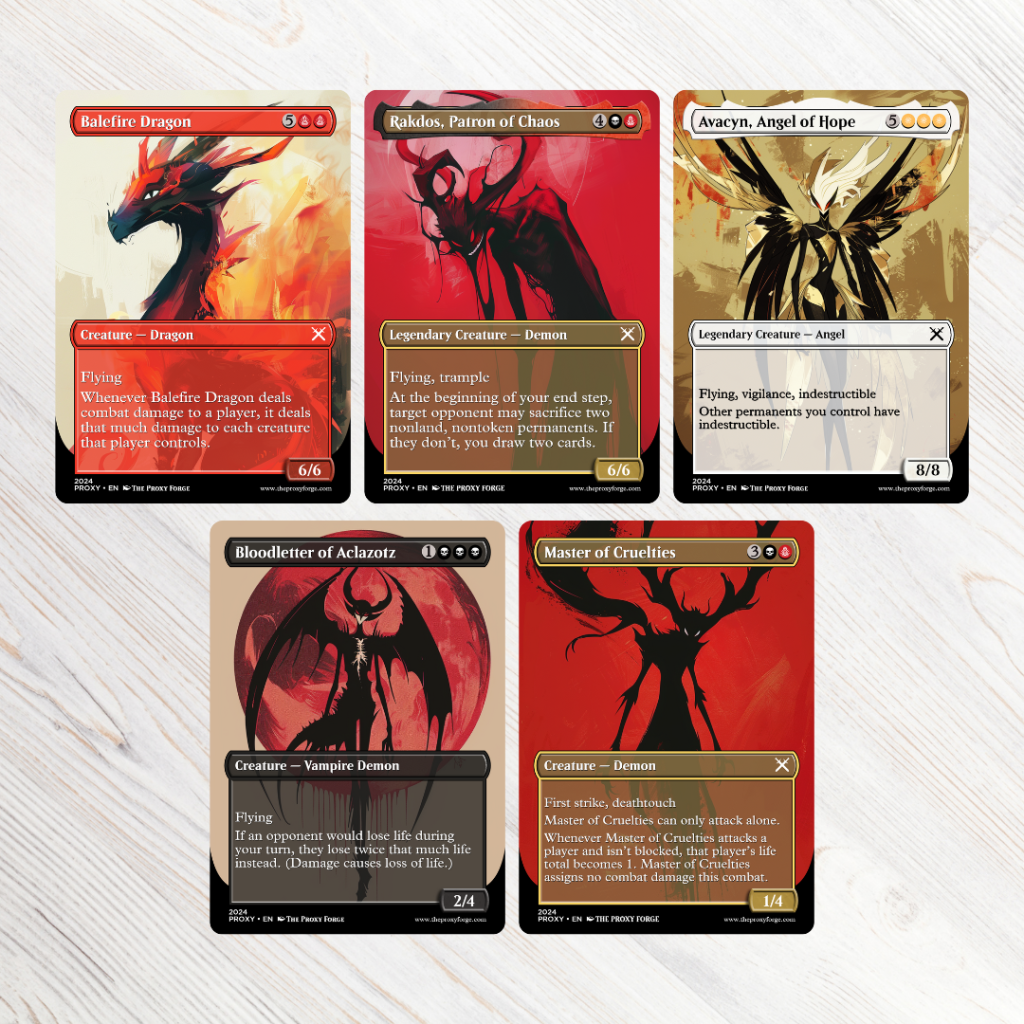 MTG Proxy Commander Starter Pack: Kaalia of the Vast (Hazbin Hotel Style)