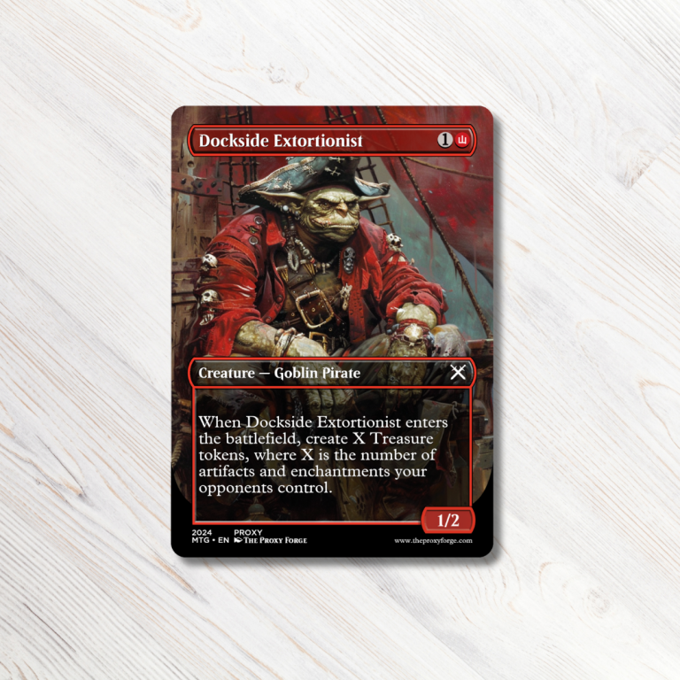 Dockside Extortionist MTG Proxy (90's Fantasy)