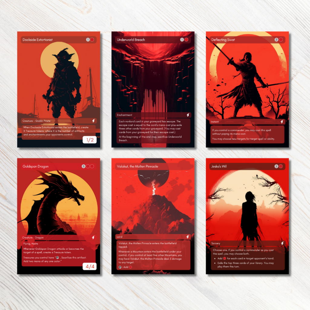 MTG Proxy Commander Staples: Red