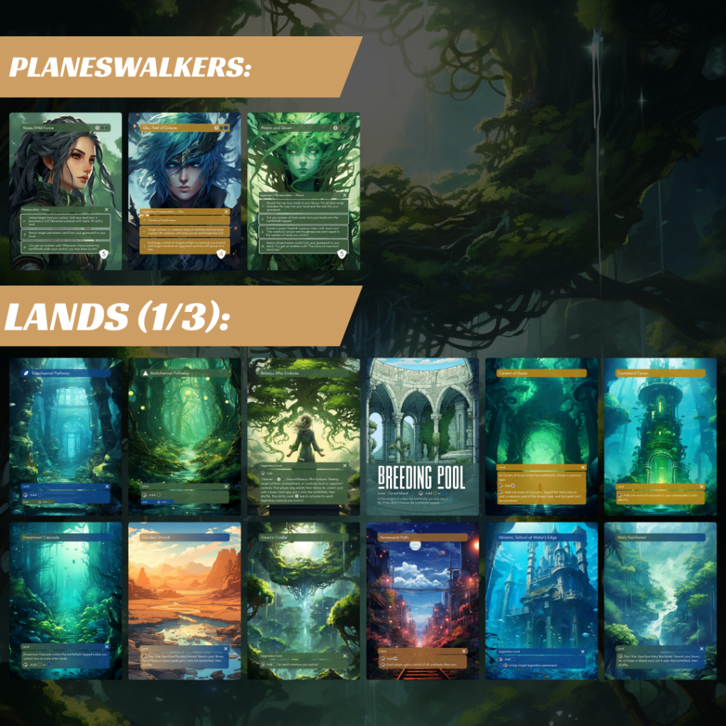 MTG Proxy Ready-to-Play Commander Deck: Koma, Cosmos Serpent