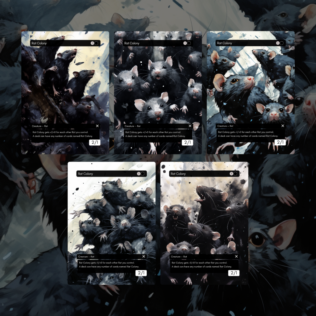 MTG Proxy Commander Starter Pack: Rat Colony - The Proxy Forge ...