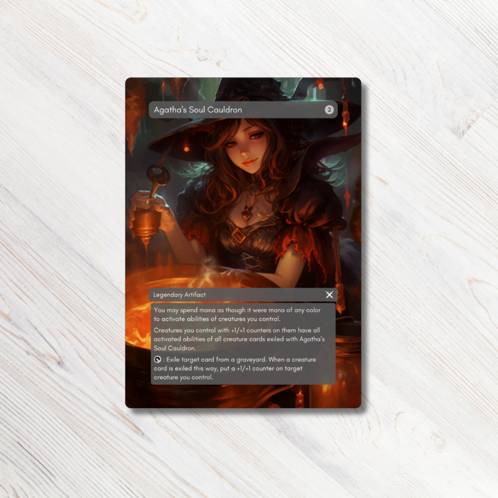 Agatha's Soul Couldron MTG Proxy (Anime) - The Proxy Forge - Premium ...