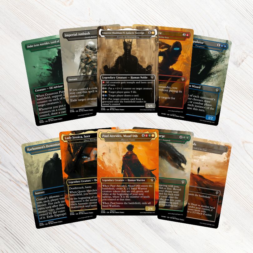 MTG Proxy Commander Starter Pack: Kenrith (Dune Politics Pack)