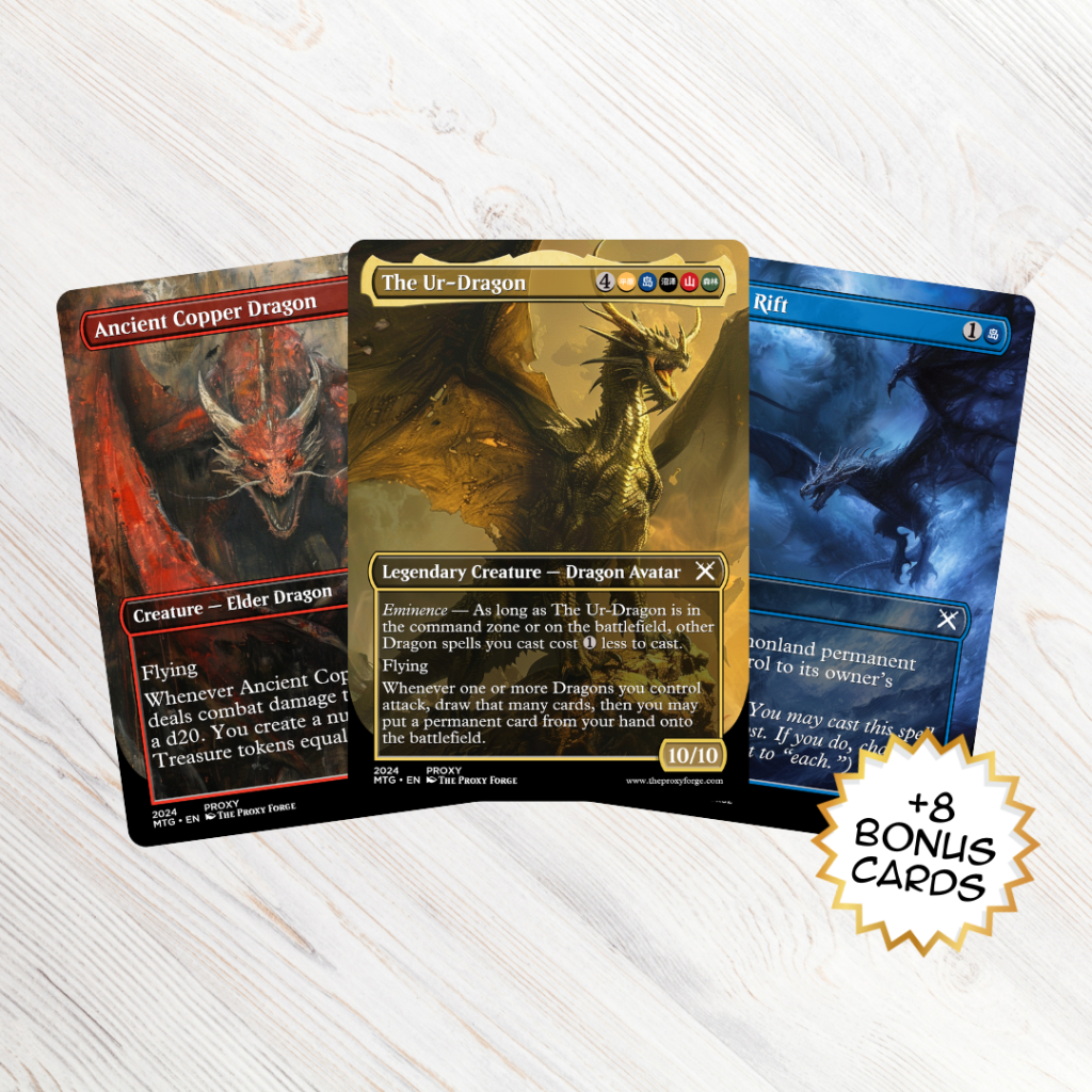 MTG Proxy Ready-to-Play Commander Deck: The Ur-Dragon