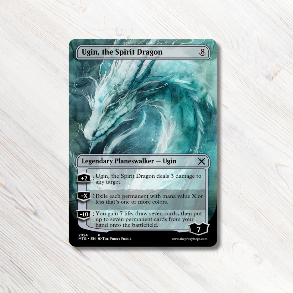 Ugin, the Spirit Dragon MTG Proxy (Watercolor)