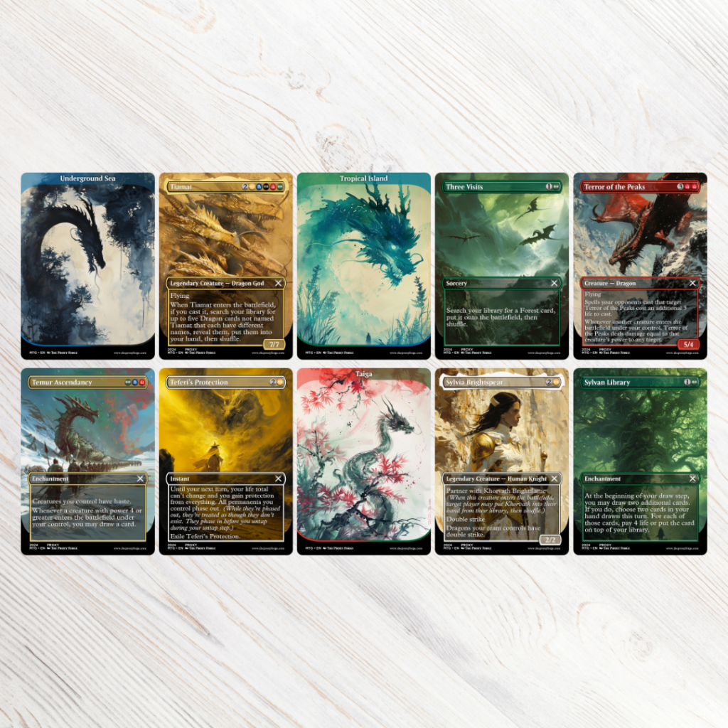 MTG Proxy Ready-to-Play Commander Deck: The Ur-Dragon