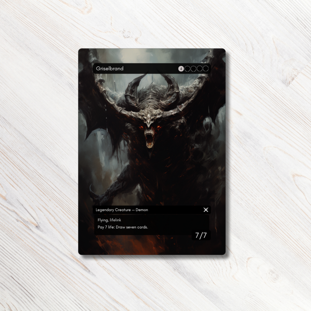 Griselbrand MTG Proxy (90's Fantasy) - The Proxy Forge - Premium Magic ...