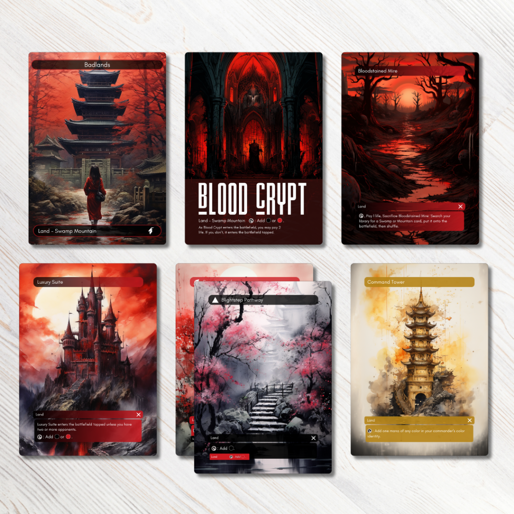 MTG Proxy Land Essentials Pack: Rakdos (Black/Red) - The Proxy Forge ...