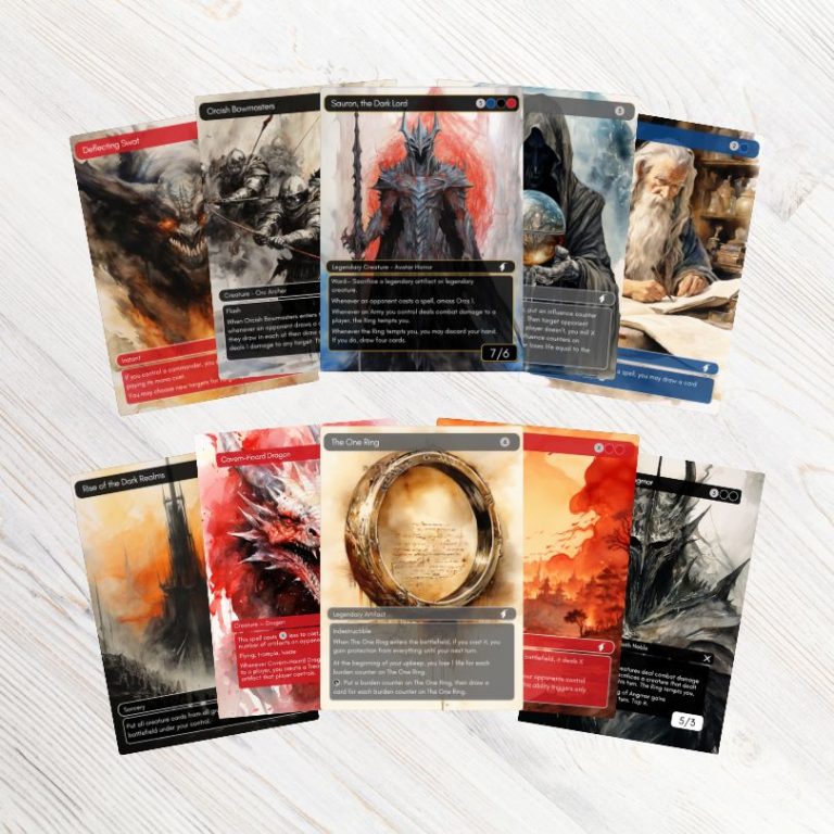 MTG Proxy Commander Starter Pack: Sauron, the Dark Lord - The Proxy ...