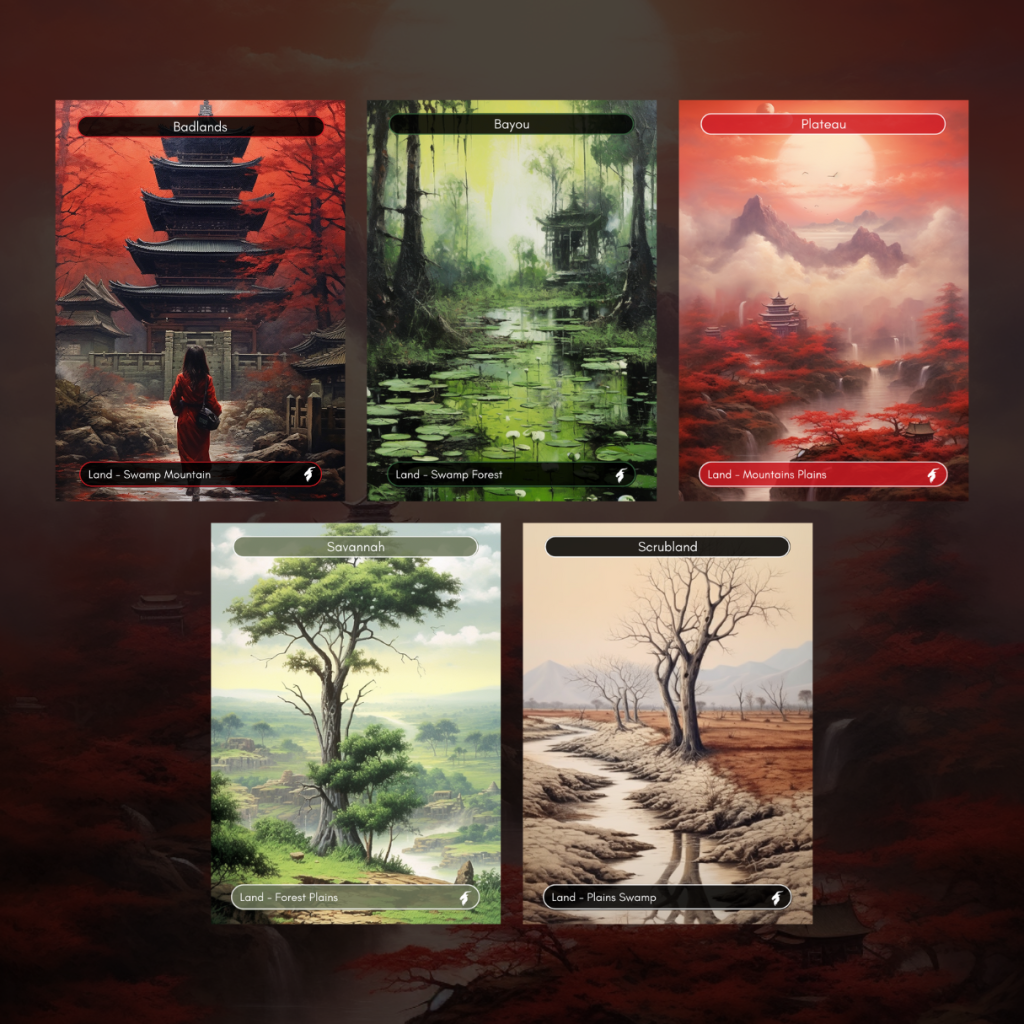 MTG Proxy Original Dual Lands Pack: Oil Paint - The Proxy Forge ...