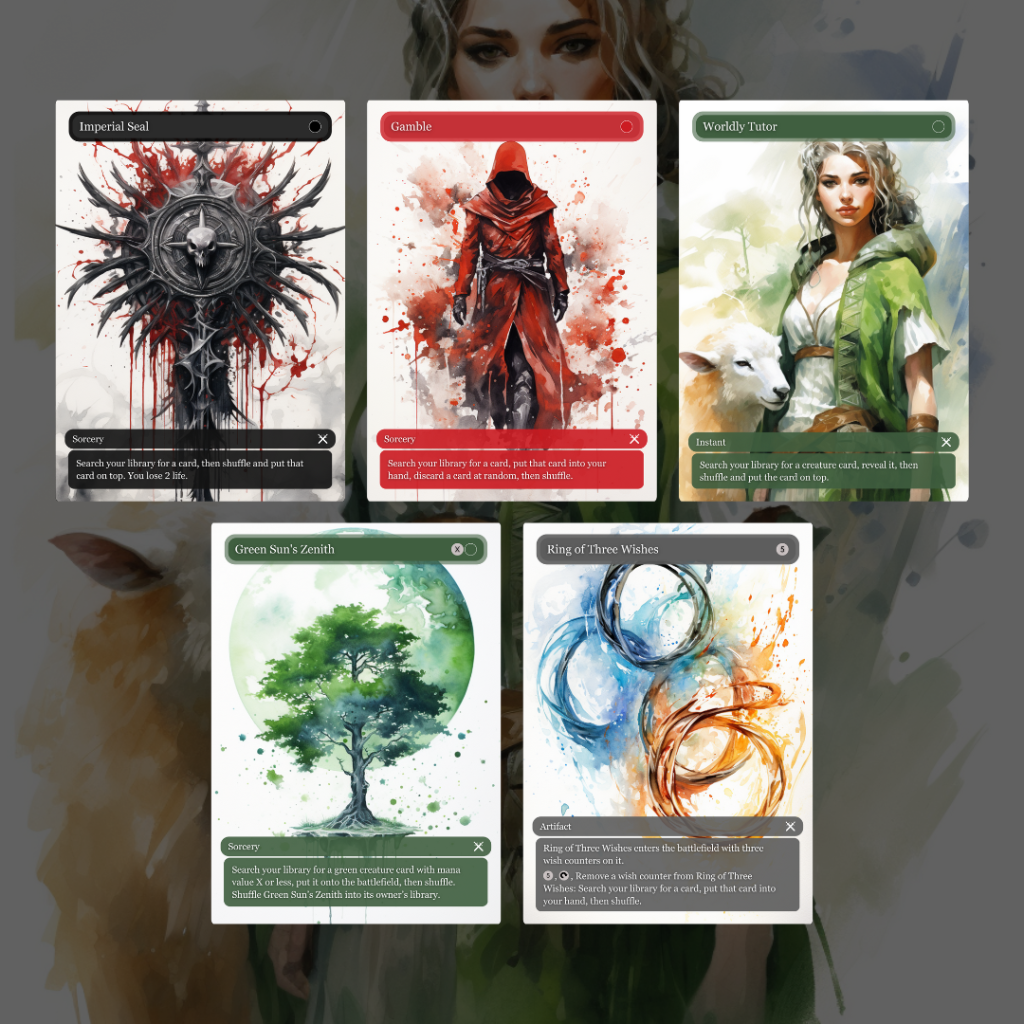 MTG Proxy Commander Staples Pack: Tutors - The Proxy Forge - Premium ...