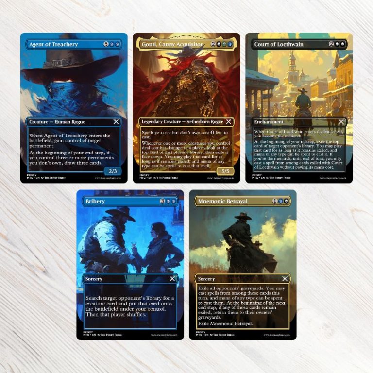 MTG Proxy Precon Upgrade Pack: Grand Larceny (Gonti, Canny Acquisitor)