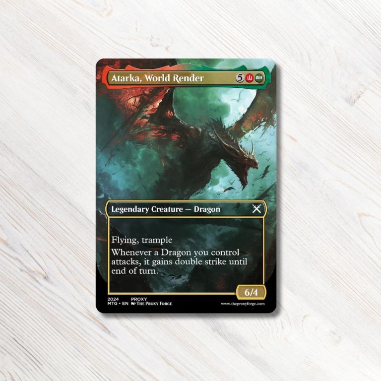 Atarka, World Render MTG Proxy (90's Fantasy)