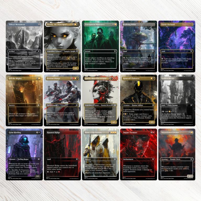 MTG Proxy Ready-to-Play Commander Deck: Caesar, Legion's Emperor ...