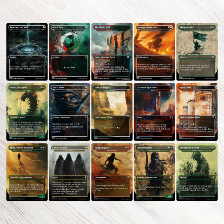 MTG Proxy Ready-to-Play Commander Deck: Hazezon Tamar (Dune)