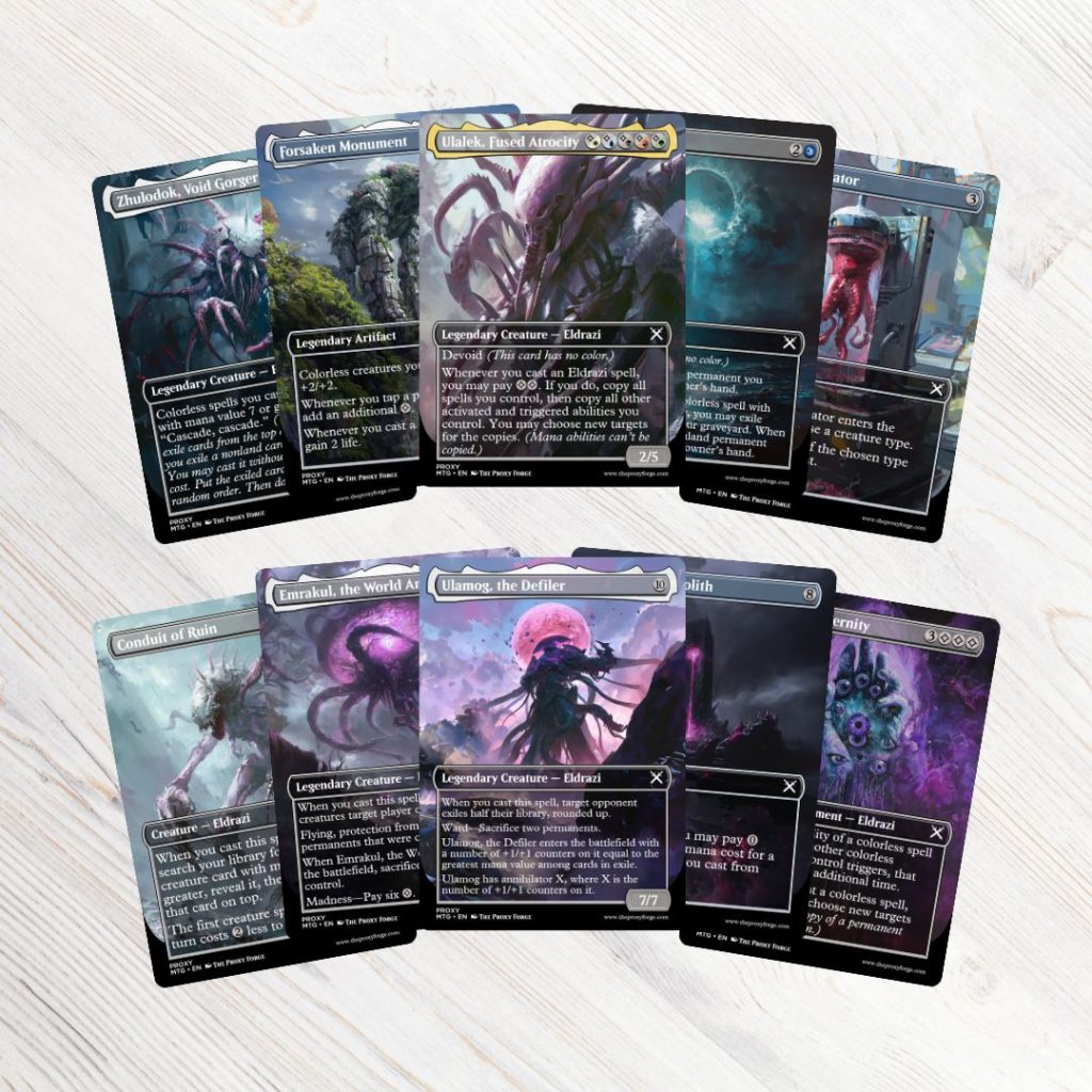 MTG Proxy Precon Upgrade Pack: Eldrazi Incursion (Ulalek, Fused Atrocity)