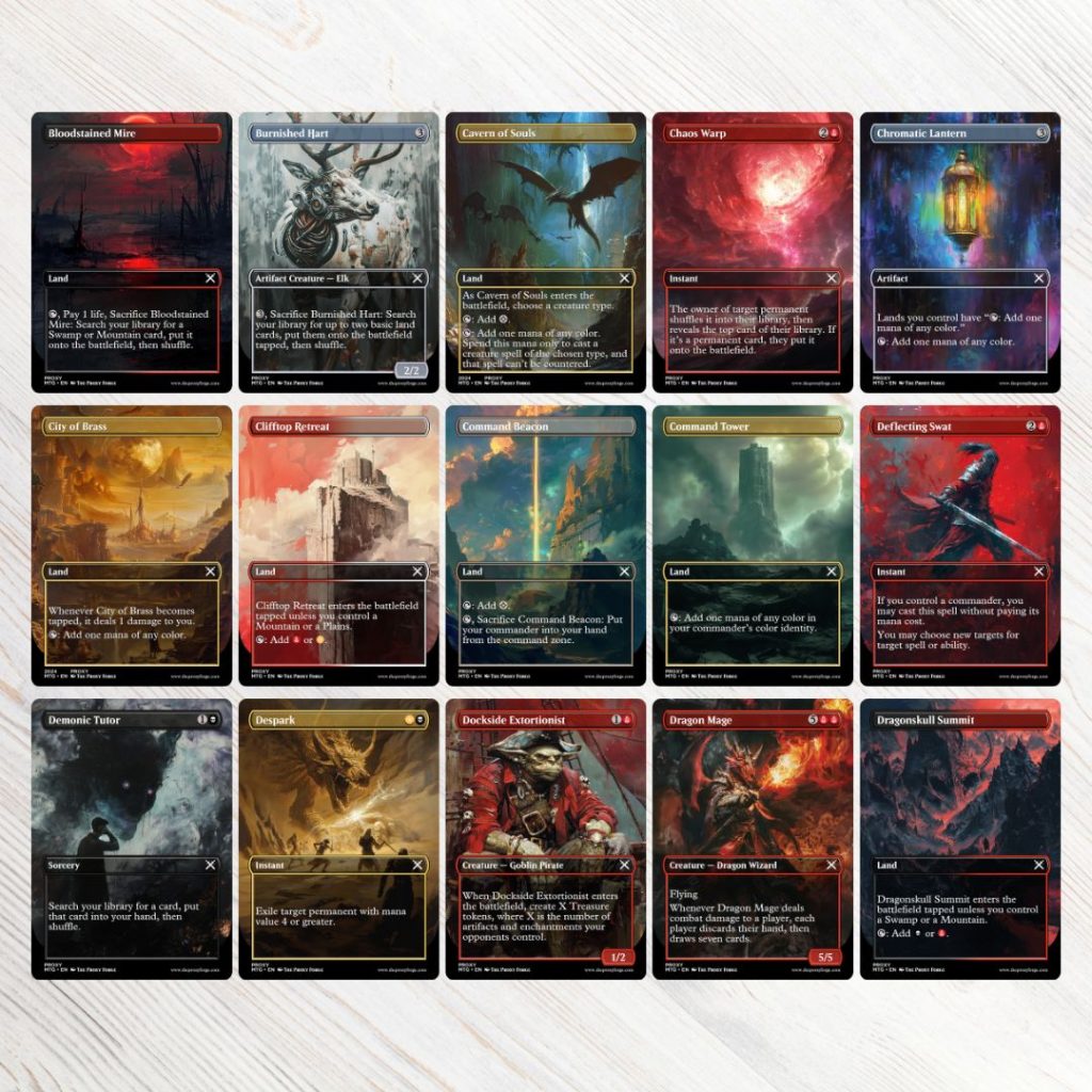 MTG Proxy Ready-to-Play Commander Deck: Kaalia of the Vast