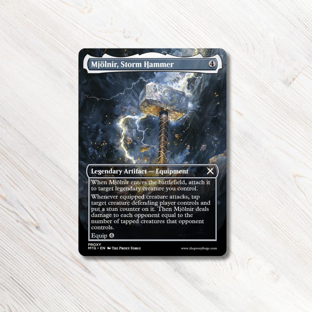 Mjölnir, Storm Hammer MTG Proxy