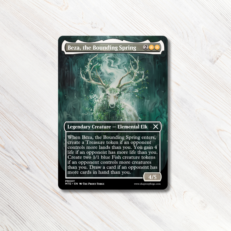 Beza, the Bounding Spring MTG Proxy