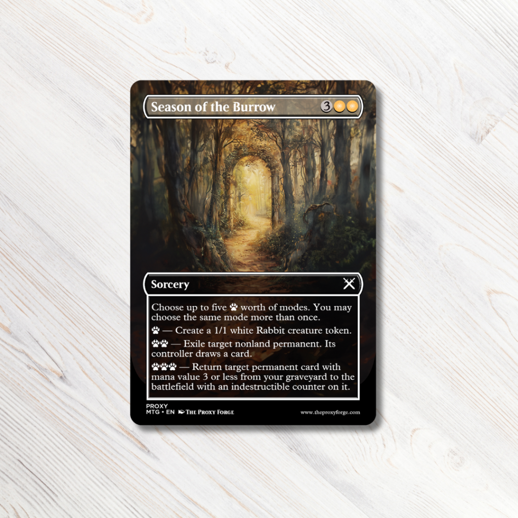 Season of the Burrow MTG Proxy