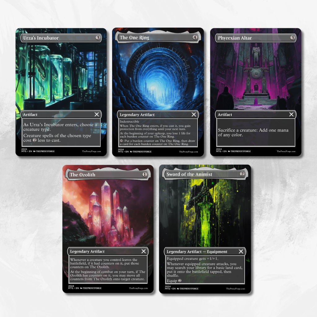 MTG Proxy Commander Staples: Artifacts (Cyberpunk Fantasy) - The Proxy ...