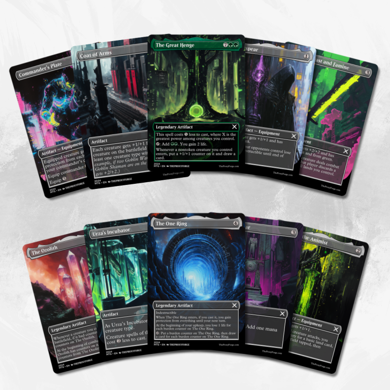 MTG Proxy Commander Staples: Artifacts (Cyberpunk Fantasy) - The Proxy ...