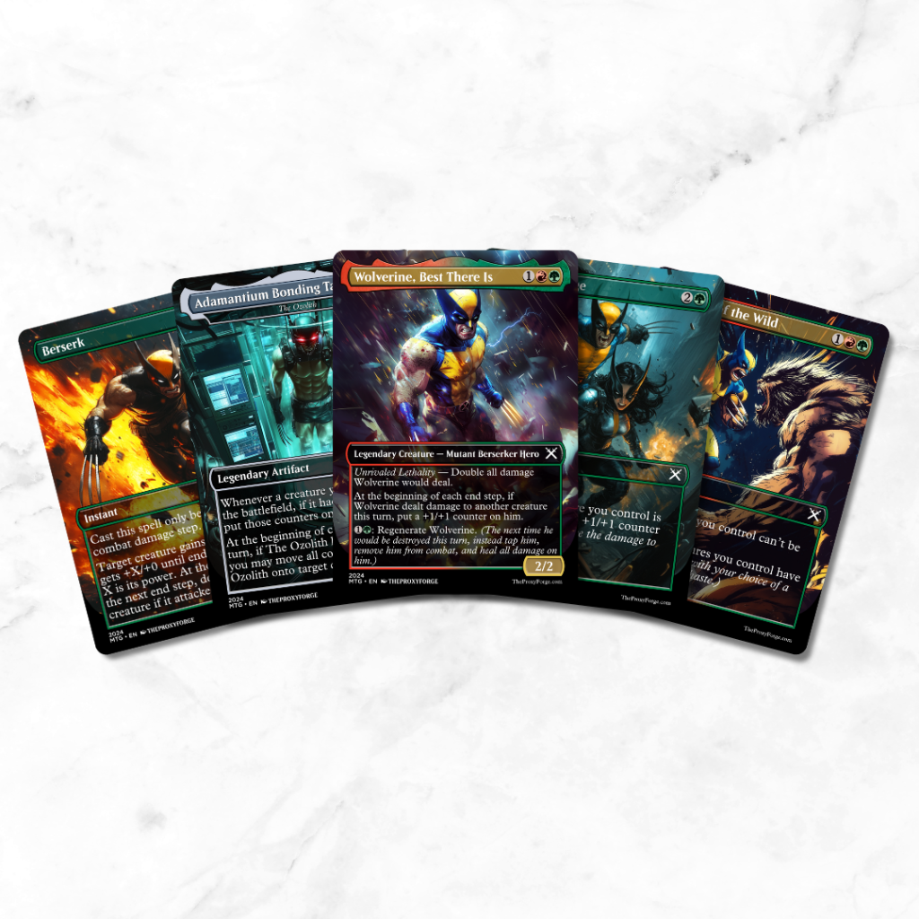BEST VALUE: MTG Proxy Complete Marvel Secret Lair Superdrop (Save $35 ...
