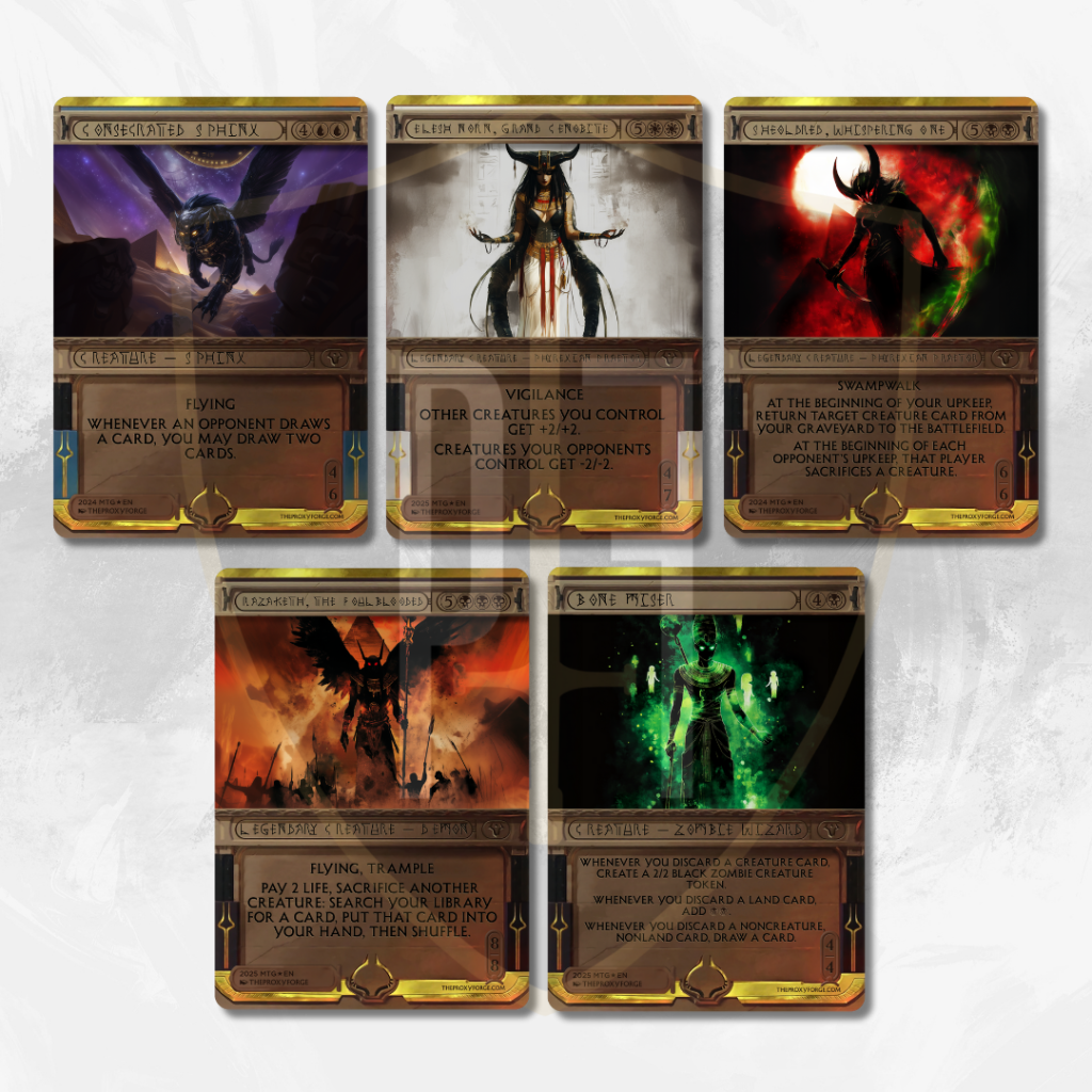 MTG Proxy Commander Precon Upgrade Pack: Eternal Might (Hashaton ...