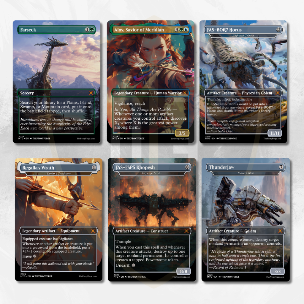 MTG Proxy Playstation Horizon Secret Lair - The Proxy Forge - Premium ...