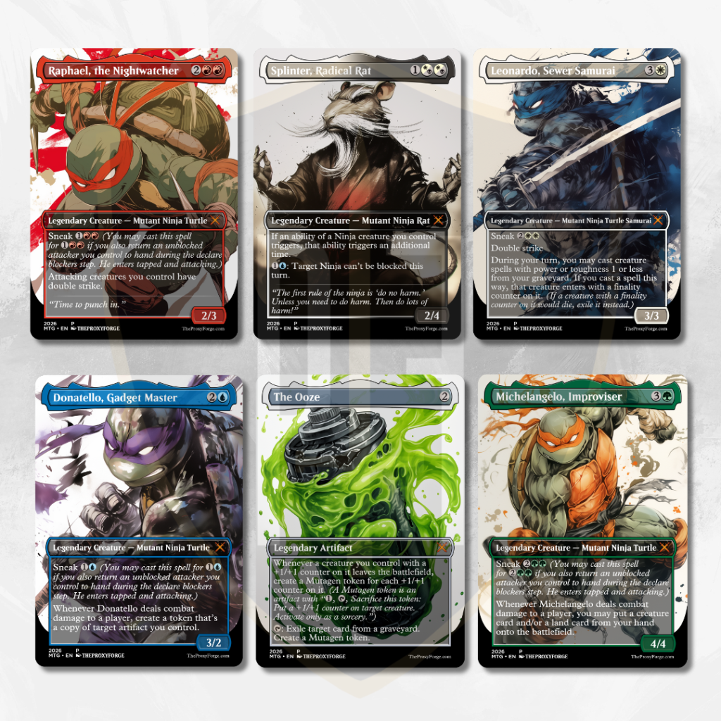 MTG Proxy Teenage Mutant Ninja Turtles - The Proxy Forge - Premium ...